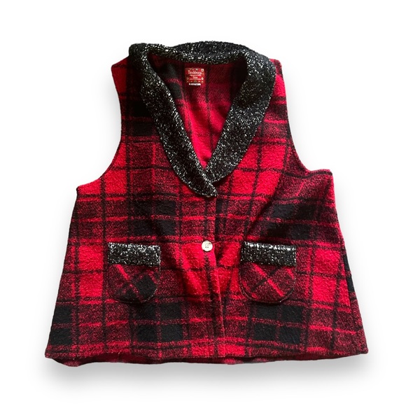 birchberry | Jackets & Coats | Birchberry Handmade Plaid Vest | Poshmark